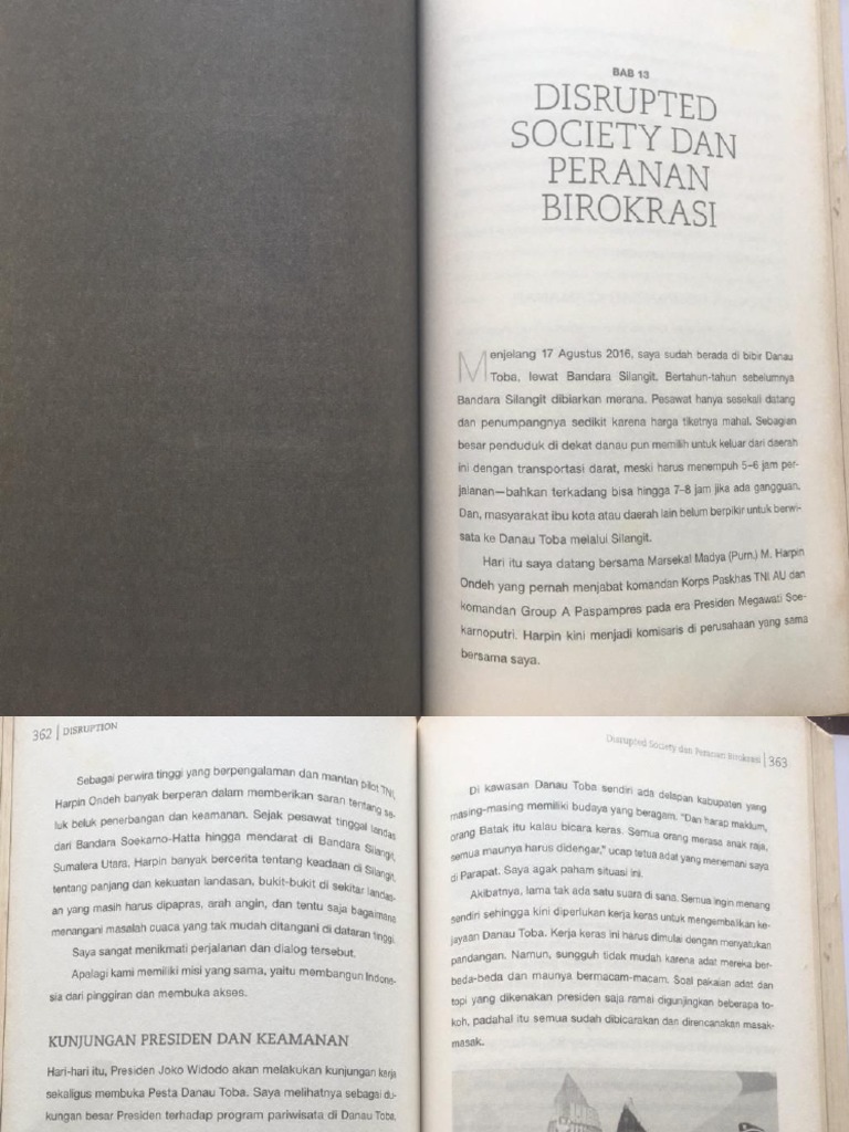 Disrupted Society Dan Peranan Birokrasi | PDF