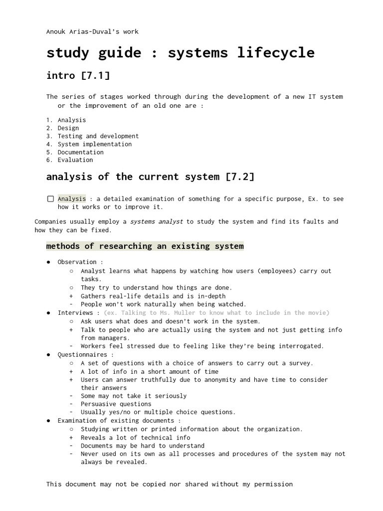 Chapter 7 - Ict | PDF | Documentation | System