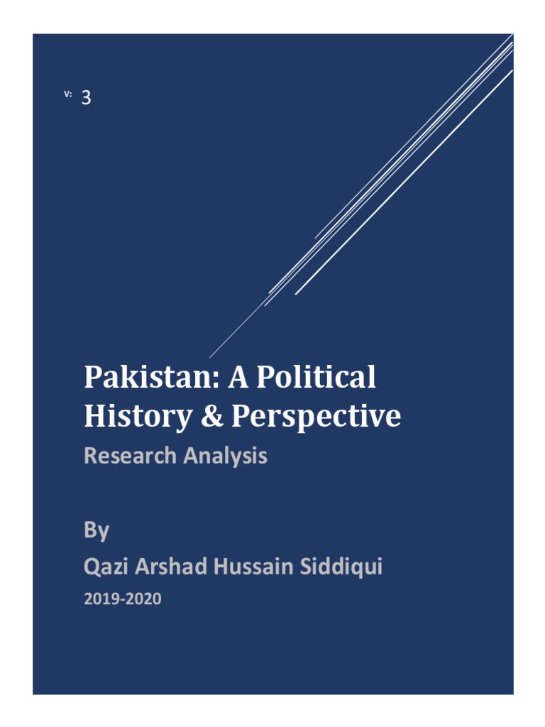 Pakistan - A Political History & Perspective by Qazi Arshad Hussain ...