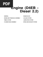 Hyundai Diesel Engine D4EA Workshop Manual PDF | PDF