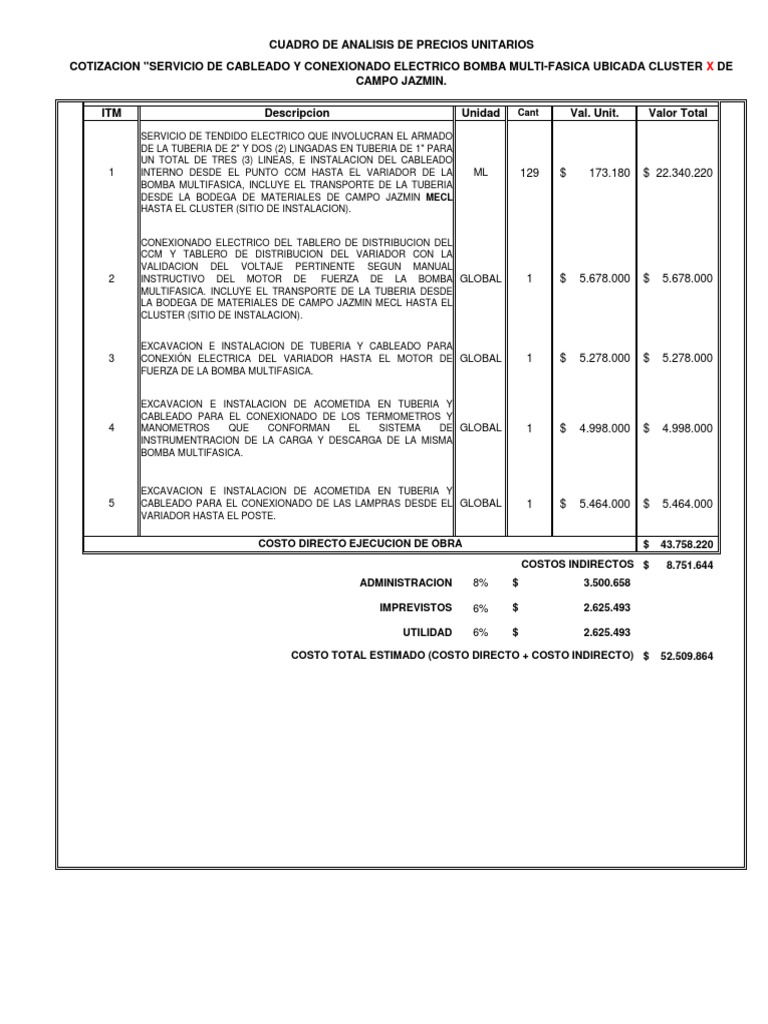 Apu Cableado y Conexionado Electrico Bomba | PDF | Física Aplicada e Interdisciplinaria ...
