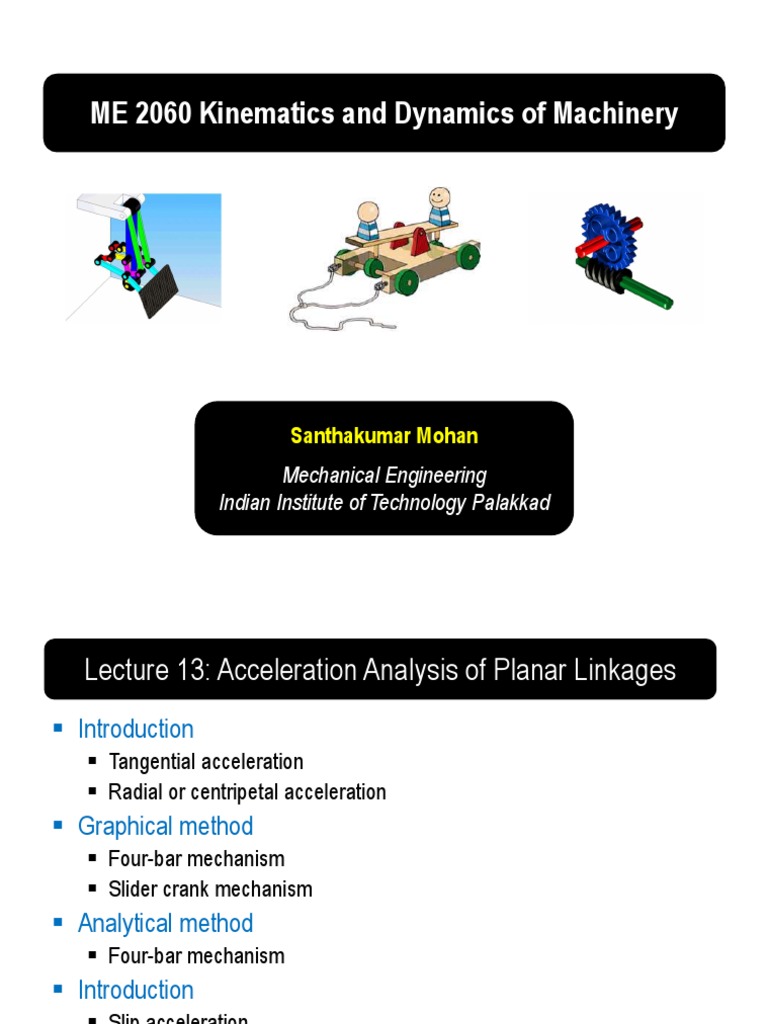 Lecture 13 | PDF | Acceleration | Kinematics