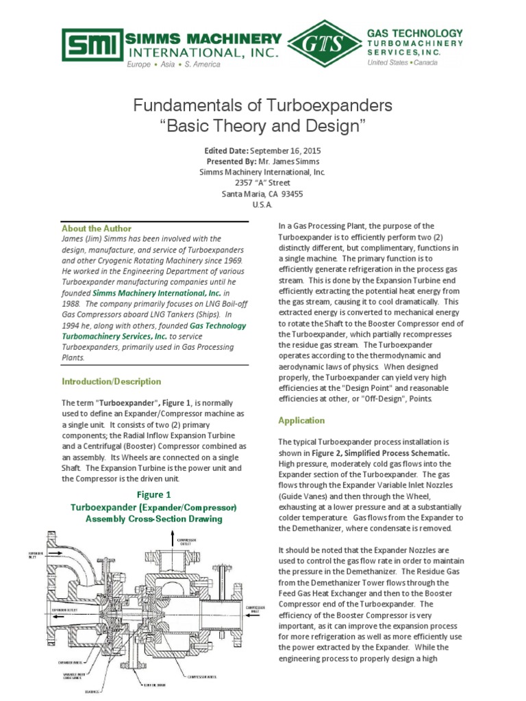 Turboexpander Design Basics | PDF | Physical Sciences | Chemistry
