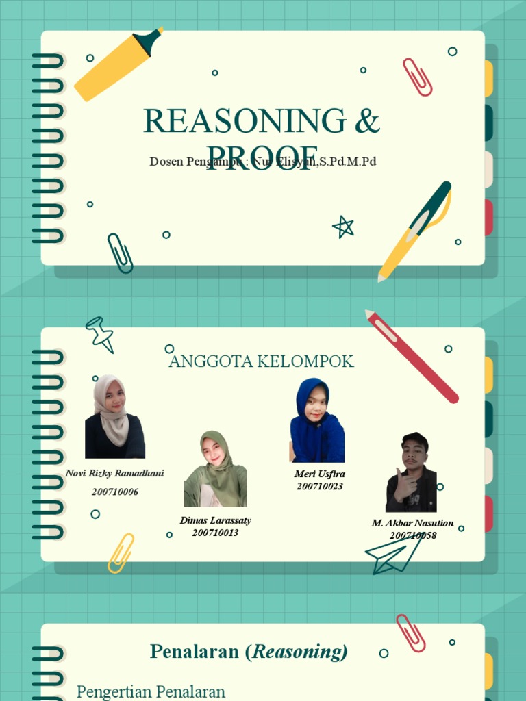 Reasoning & Proof | PDF