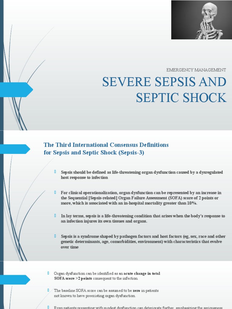 Severe Sepsis & Septic Shock | PDF | Sepsis | Shock (Circulatory)