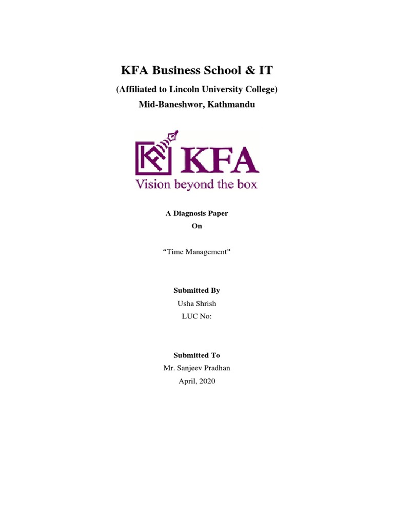 KFA Business School & IT: (Affiliated To Lincoln University College ...