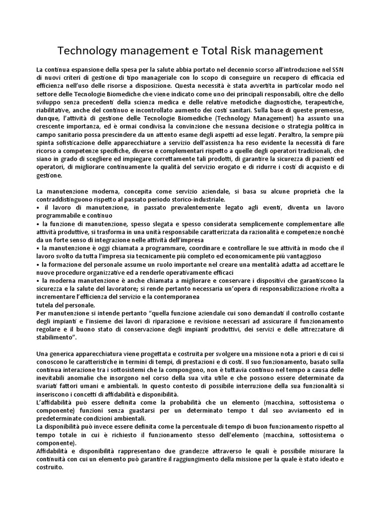 Total Risk Management | PDF