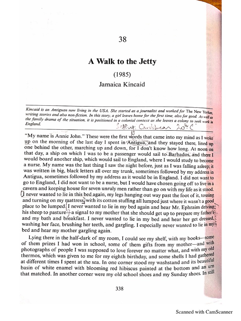 Walk To The Jetty - Story | PDF