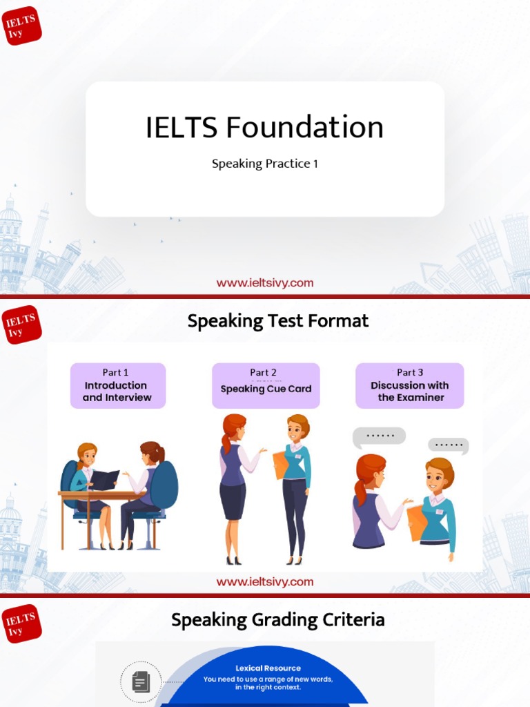 IELTS Speaking Practice Guide | PDF | Career & Growth | Language Arts ...