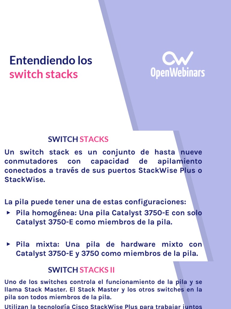 8.1 Stackwise | PDF