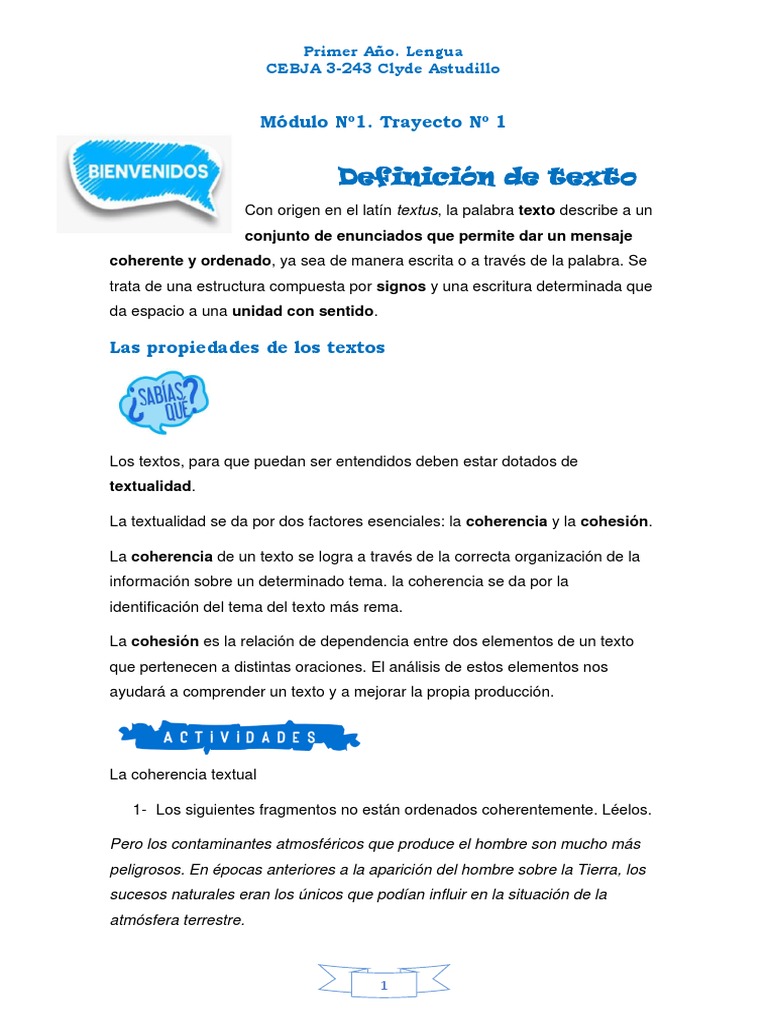 Módulo Nº1 Trayecto 1 Parte 2 | PDF