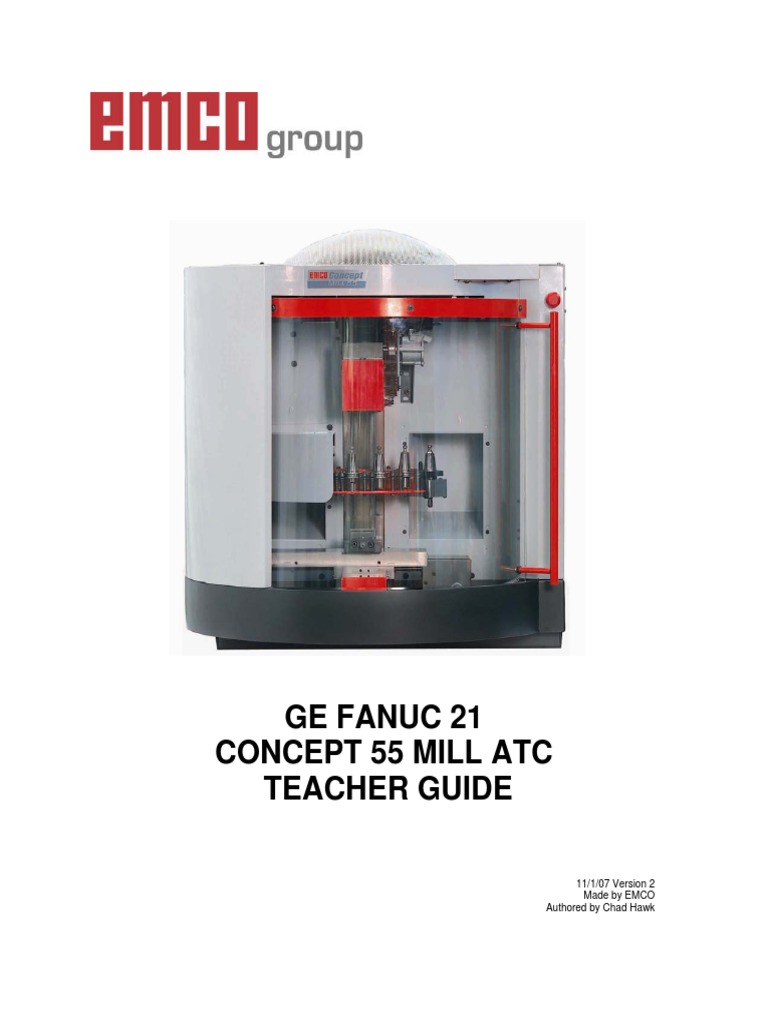 Fanuc 21 Guide for Concept Mill 55 | PDF | Cursor (User Interface ...