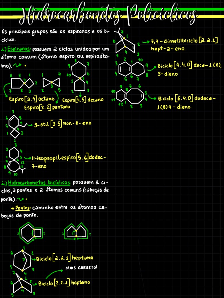 Hidrocarbonetos Policíclicos | PDF | Hidrocarbonetos