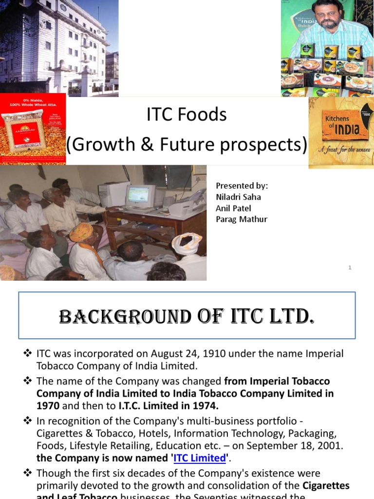 ITC Foods: Growth & Prospects | PDF | Industries | Food And Drink