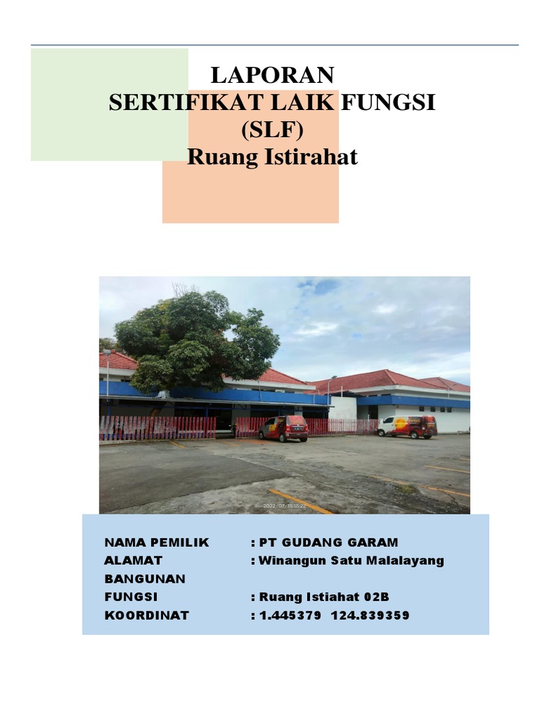 C.1 Laporan SLF RG Istirahat 02B 1 | PDF