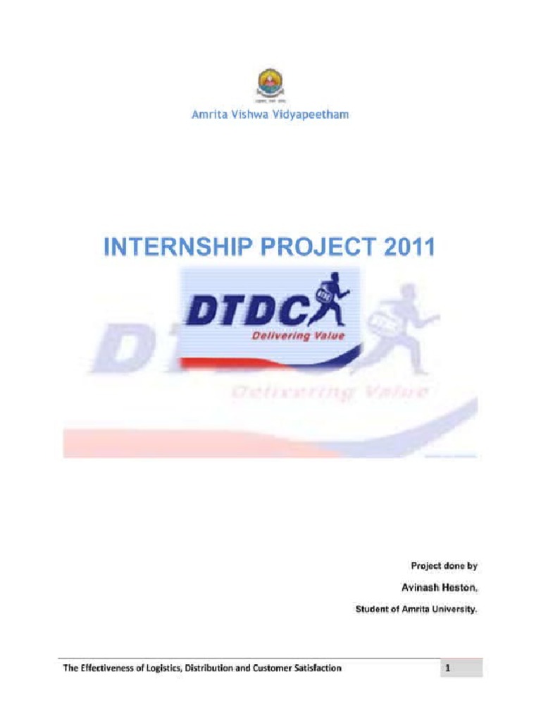 DTDC Logistics | PDF