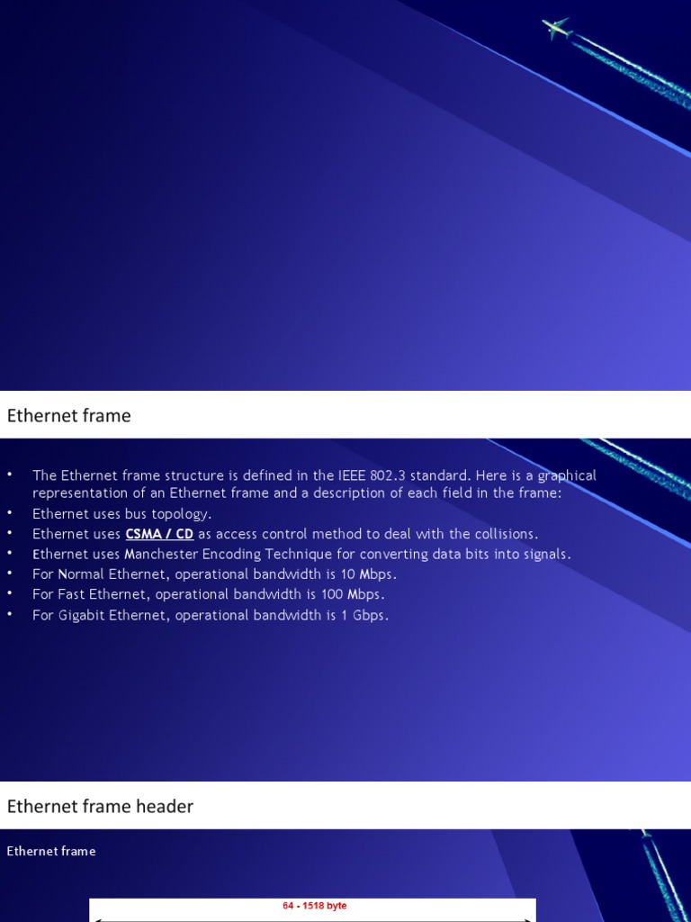 Ethernet | PDF | Ethernet | Internet Protocols