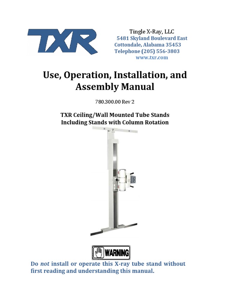 TXR TubeStand | PDF | Electrical Connector | Manufactured Goods