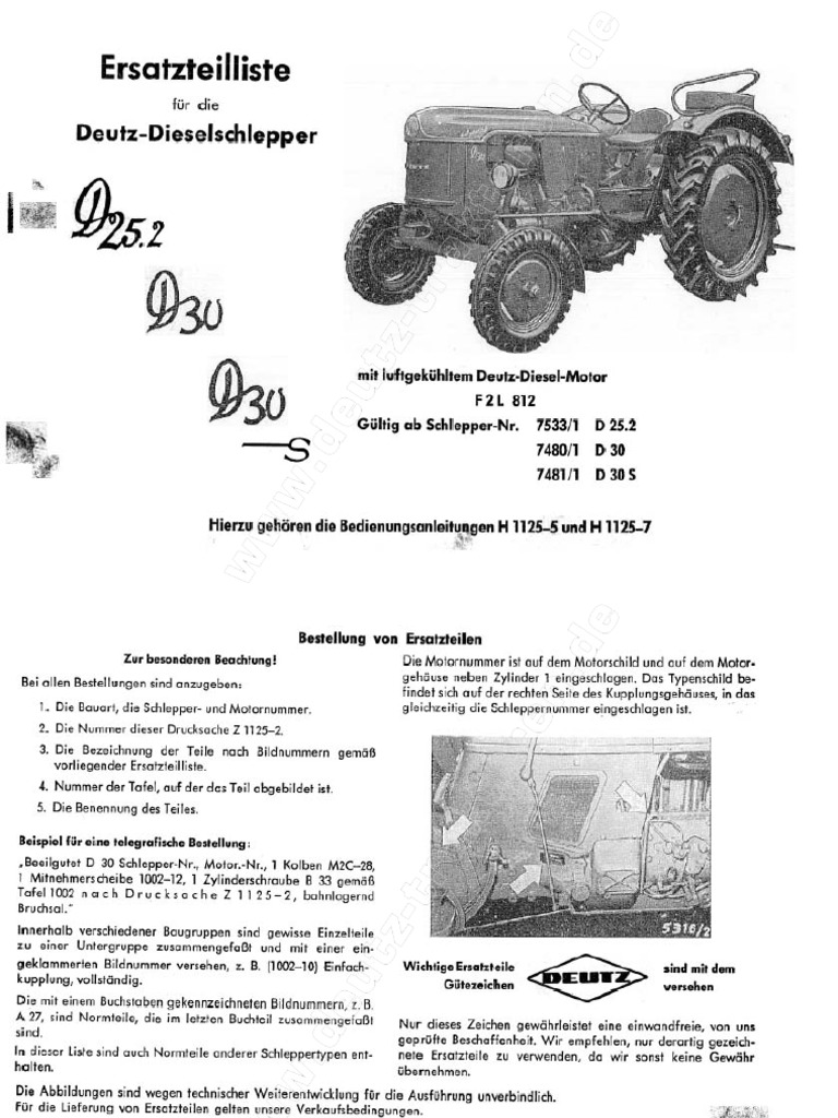 D25 D30 D30S Z1125-2 | PDF