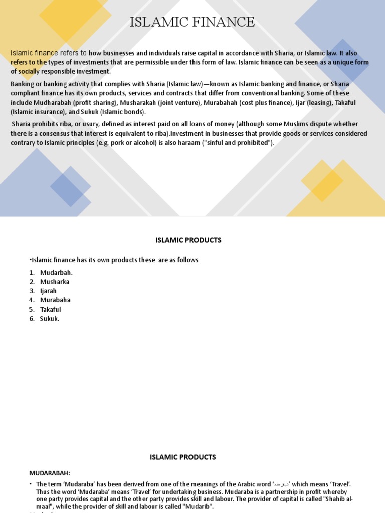 Islamic Finance | PDF | Islamic Banking And Finance | Business