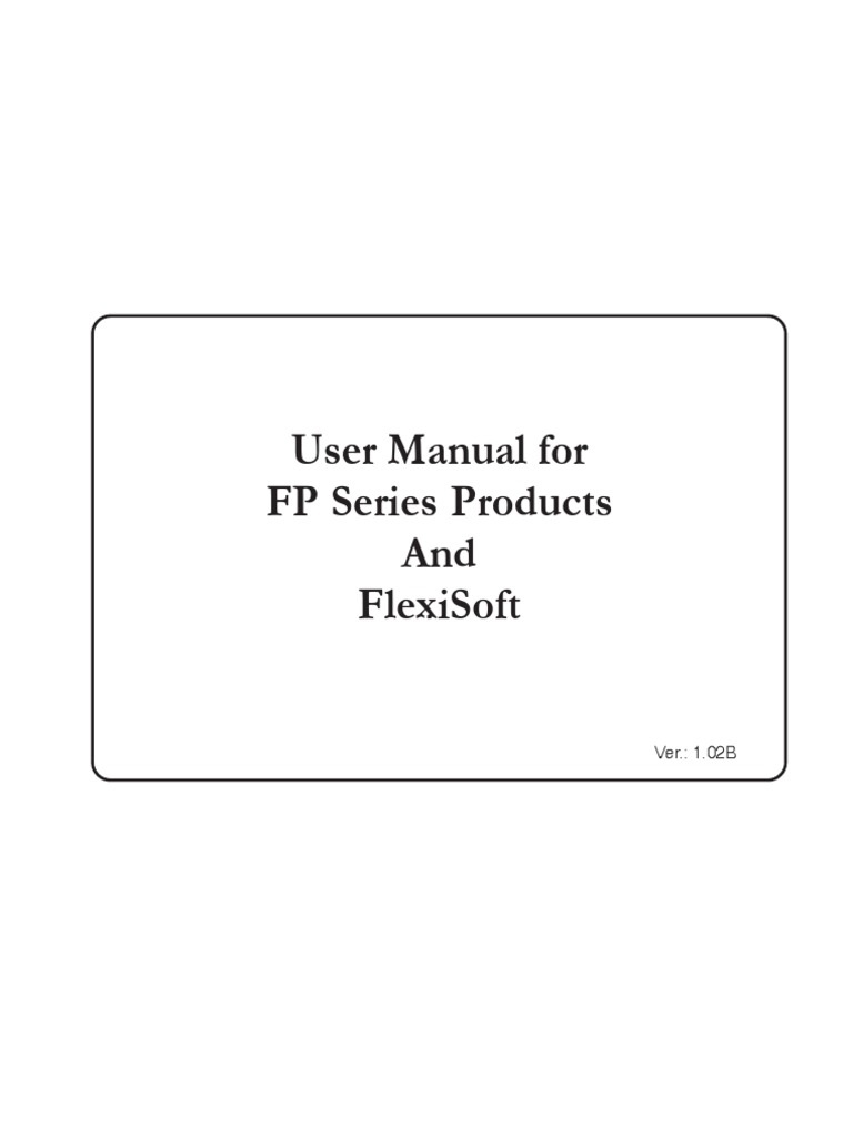 FlexiPanels User Manual | PDF | Programmable Logic Controller ...