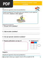 35 Resolvemos Problemas de 2 Etapas - Matemática | PDF | Evaluación ...