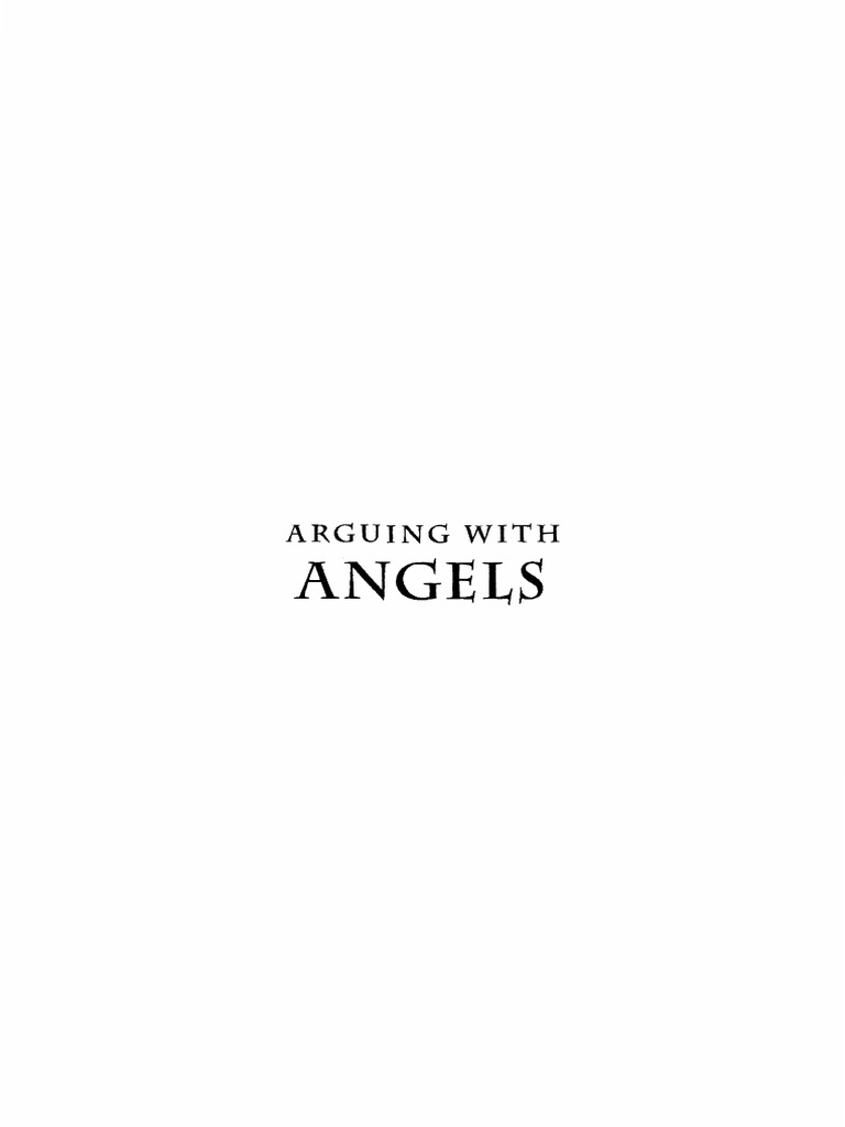 Angels: Arguing With | PDF | Occult | Western Esotericism