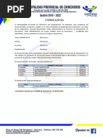 Constancia de Servicio de Agua Potable | PDF