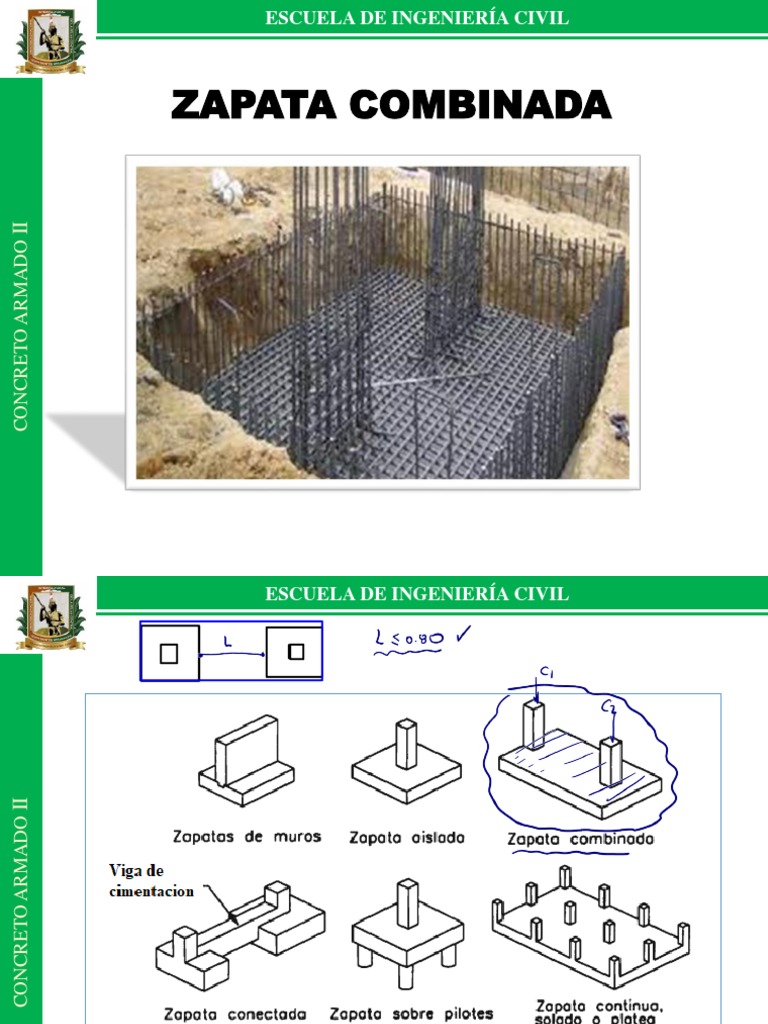 Diseño de Zapata Combinada en Concreto | PDF | Bienes raíces | edificio