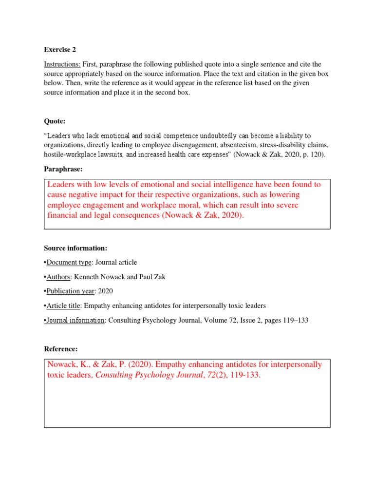 Exercise 2 Answers Pdf