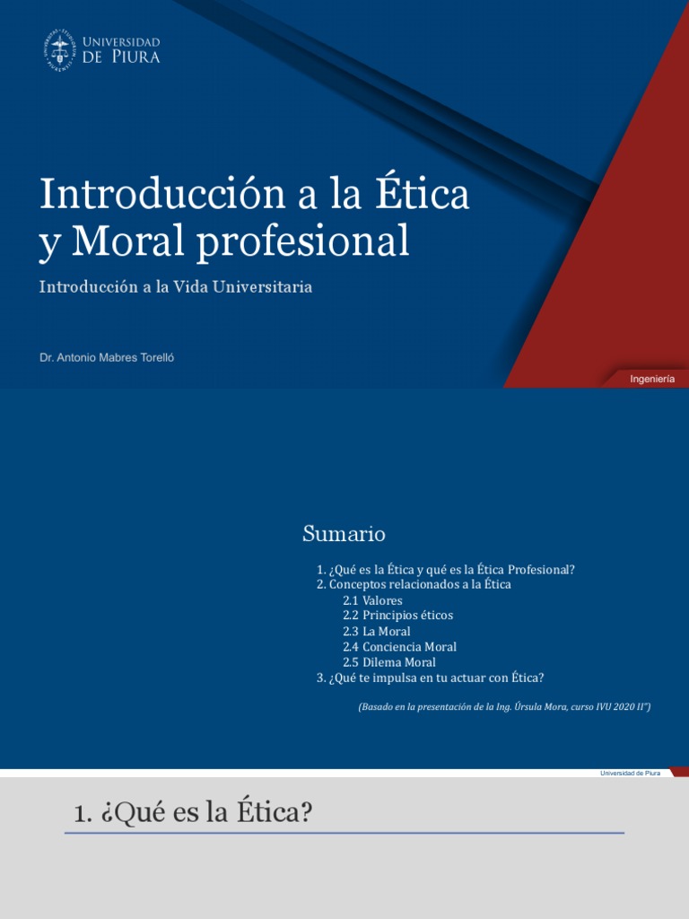 Etica y Moral Profesional | PDF | Moralidad | Virtud