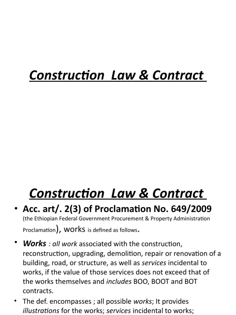 Construction Law & Contract | Download Free PDF | Employment | Legal ...