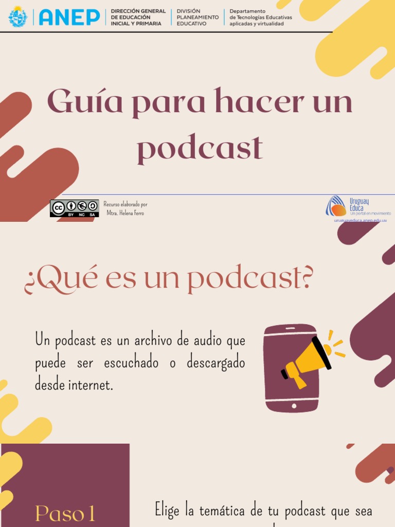 Guía para Hacer Un Podcast | PDF | Podcast | Informática Guía para Hacer Un Podcast | PDF | Podcast | Informática