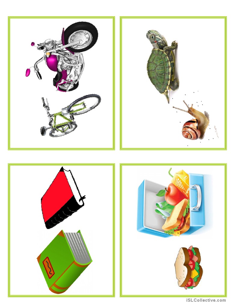 Adjectives Comparison Flashcards | PDF