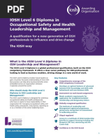 IOSH Blueprint: CPD and Membership Updates | PDF