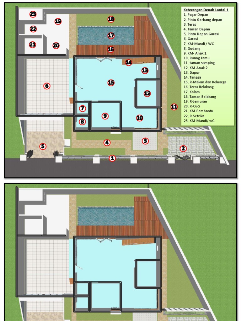 Legenda Denah 1 | PDF
