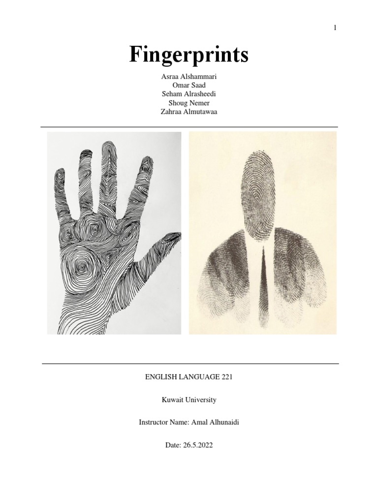 Fingerprints | PDF | Fingerprint