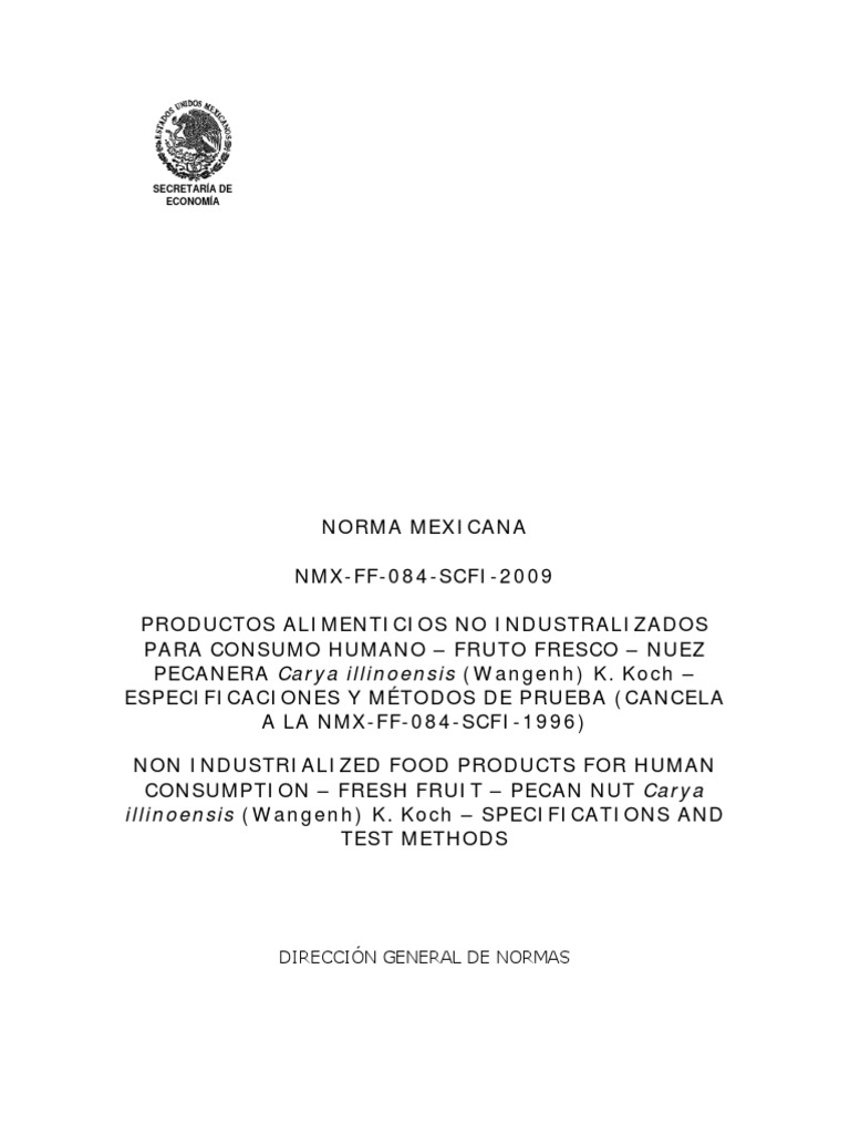 NMX 084 Scfi 2009 | PDF | Peróxido | Petróleo