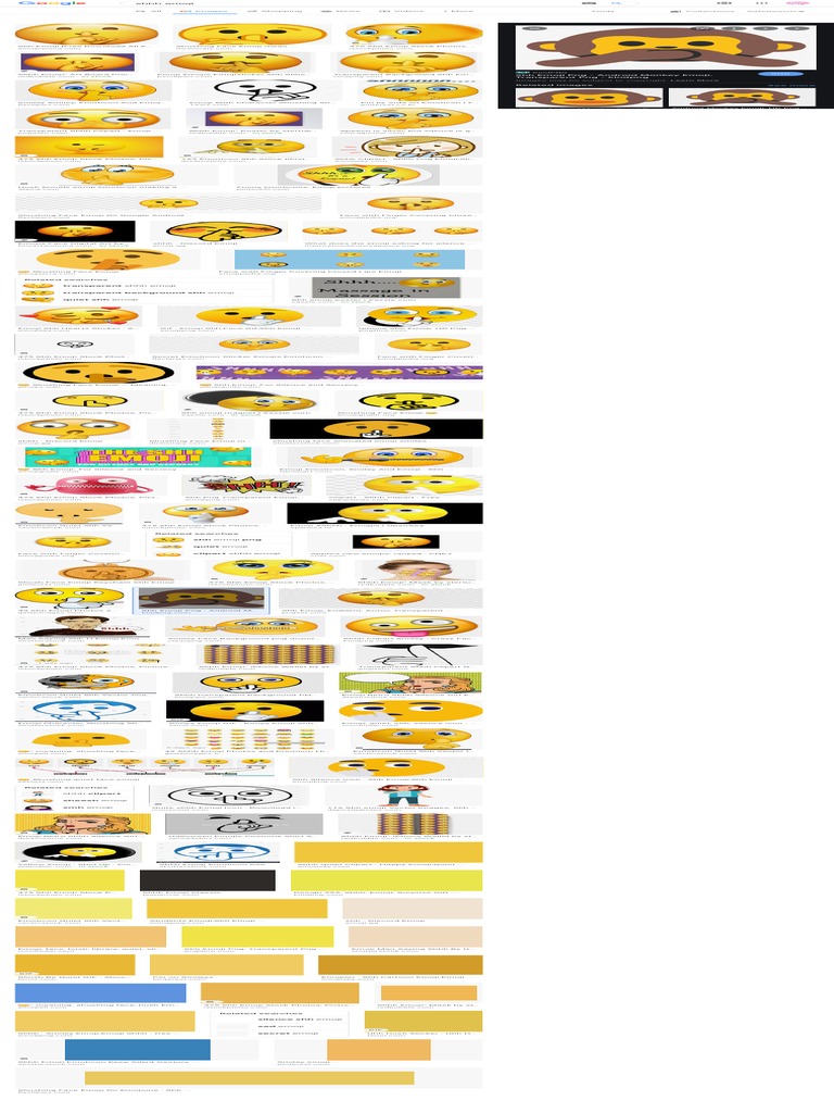SHHH Emoji - Google Search | PDF