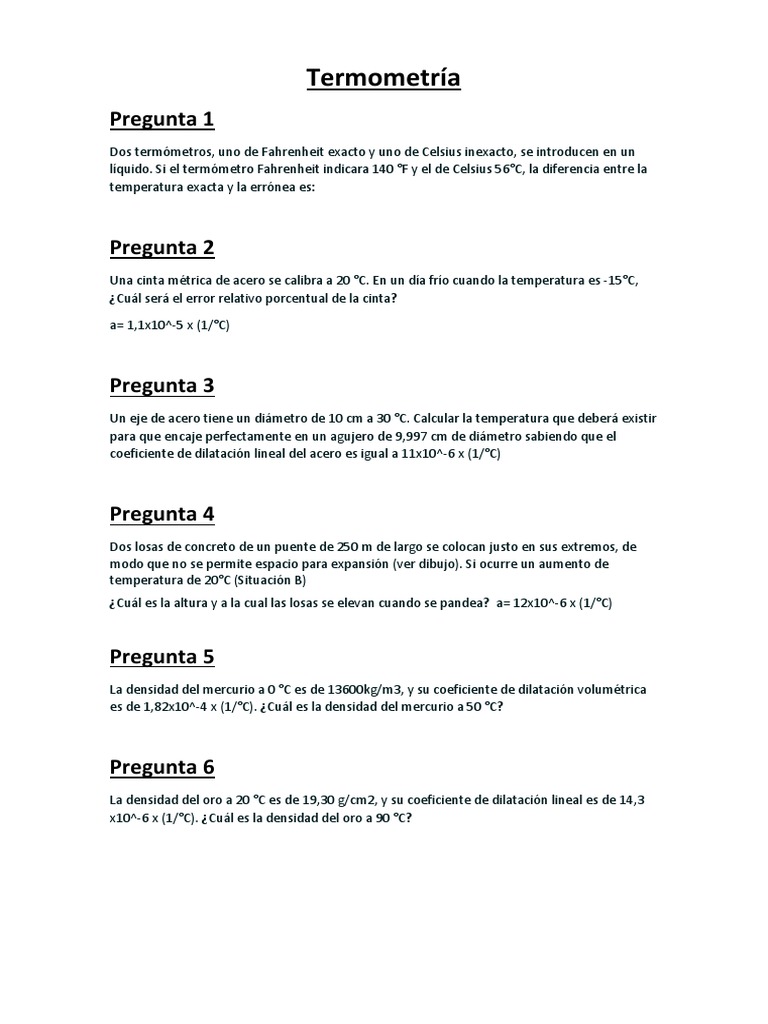 Dilatación térmica en materiales metálicos | PDF | Acero | Tierra