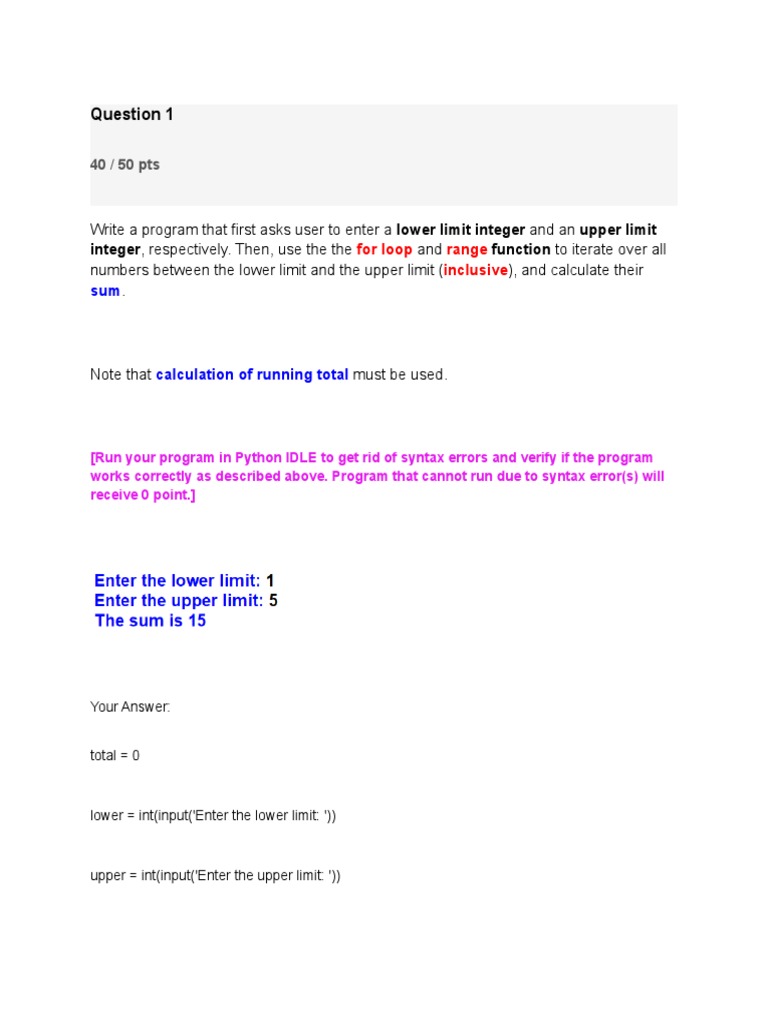 Take-Home Exercise 4 | PDF | Python (Programming Language ...