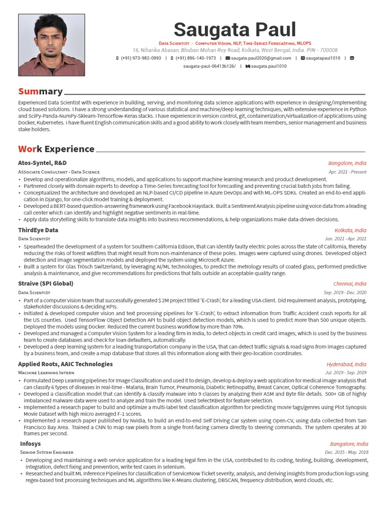 SaugataPaul DS AIML | PDF | Deep Learning | Machine Learning