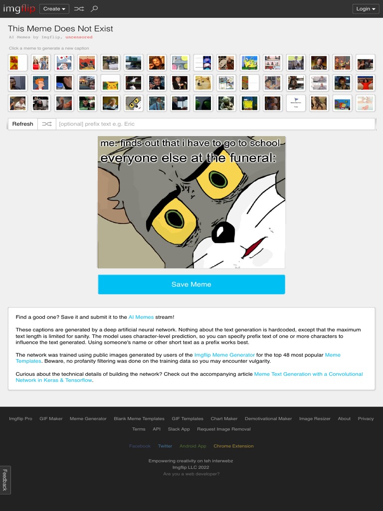 This Meme Does Not Exist: (Optional) Prefix Text E.G. Eric | PDF