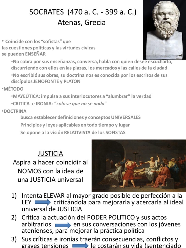 SOCRATES (470 A. C. - 399 A. C.) Atenas, Grecia | PDF