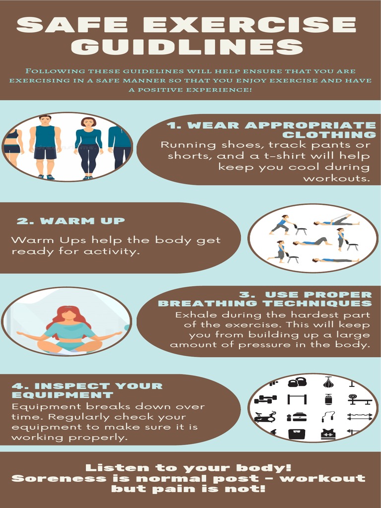 Safe Exercise Guidlines | PDF
