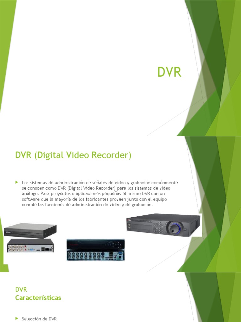 Guía Completa sobre DVR y Configuración | PDF | Informática | Tecnología