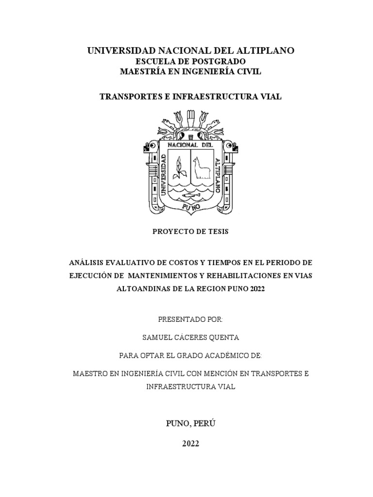 Proyecto de Tesis Final - Maestria | PDF
