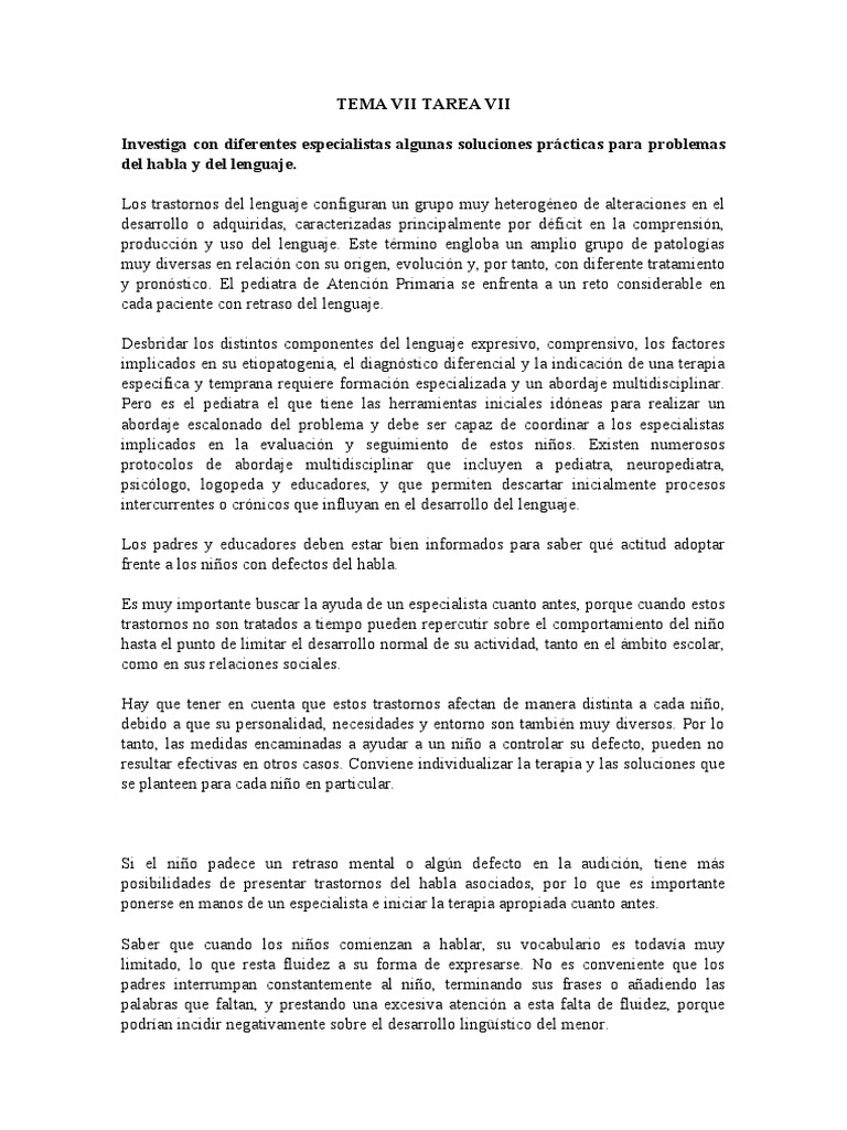 Tema Vii Tarea Vii | PDF | Aprendizaje | Ciencia cognitiva