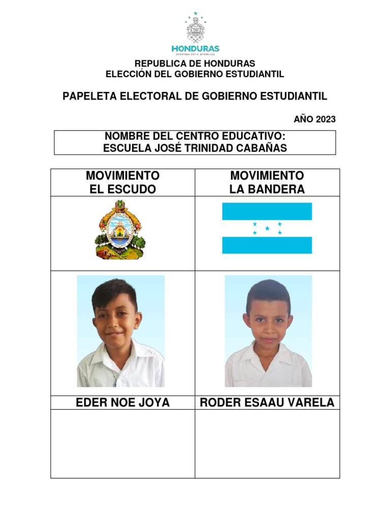 Elección Gobierno Estudiantil 2023 | PDF | Religión y espiritualidad