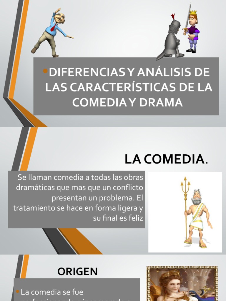 Análisis de Comedia y Drama Teatral | PDF | Comedia | Teatro